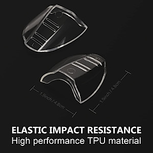 YunTuo 16 Pairs Eye Glasses Side Shields for Prescription Glasses, Slip on Clear Side Shield- Fits Small to Large Eyeglasses