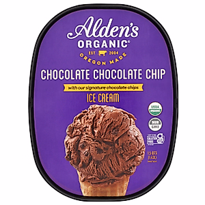 Alden's, Organic Chocolate Chocolate Chip Ice Cream, 48 oz (Frozen)