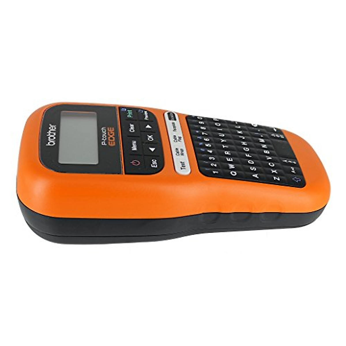Brother PT-E105 P-Touch Edge Handheld Industrial Label Maker with Interactive Menu and Automatic Lamination (AAA Batteries Not Included)