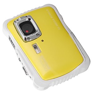 8X HD Children Digital Camera,2 Inch Waterproof TFT HD Digital Camera,12MP&5MP Dual Cameras,Mini Cute Children Toys Gifts for Boys Girls,USB 2.0 Port (Yellow)