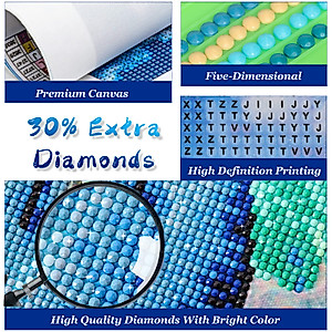 UPABLUNSO Diamond Painting Angel in The Garden Jesus Christian Religion Kit for Adults Full Drill Diamond Art Painting by Number Kits Gem Art Wall Home Decor 12x16 Inch