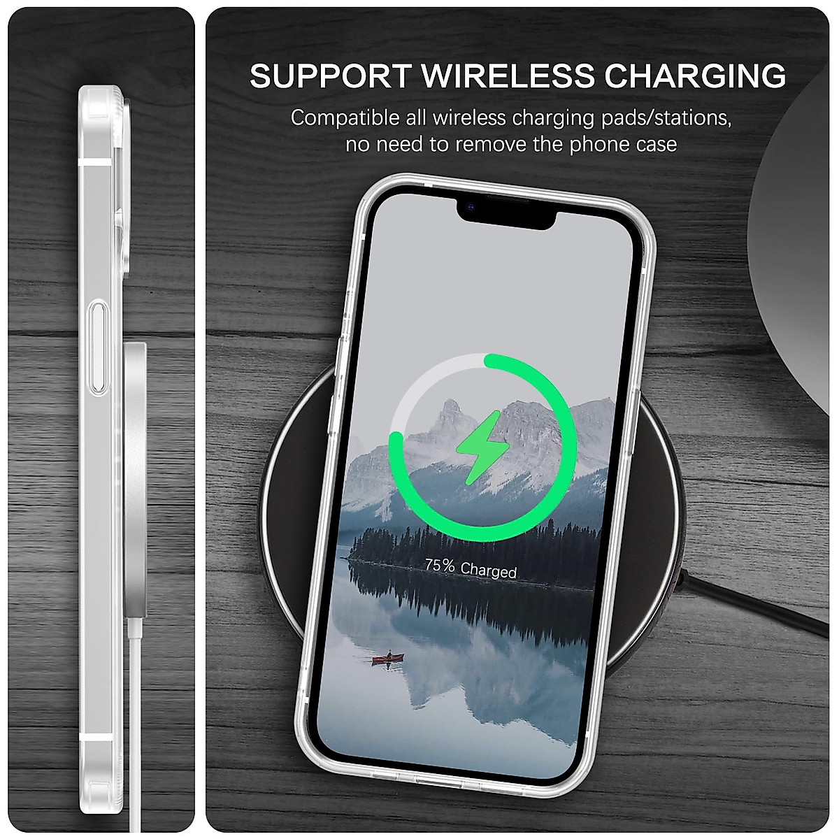 BENTOBEN Magnetic for iPhone 13 Case & iPhone 14 Case [Compatible with Magsafe] Translucent Matte Phone Case iPhone 13/14 Slim Shockproof Women Men Protective Cover for iPhone 13/14 6.1", White