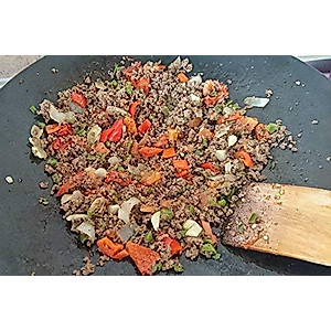 Wooden Handles Big Size 22 '' 55 cm Discada Barbecue Disk Saj Tawa Plow Disc Grill Cooker Griddle Stand Saj Bread Roti Pan Tortilla Maker Warmer Cowboy Camping Hiking Outdoor Wok Cooker BBQ