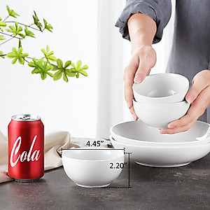 Yedio 90 oz Pasta Bowls 10 oz Porcelain Bowls