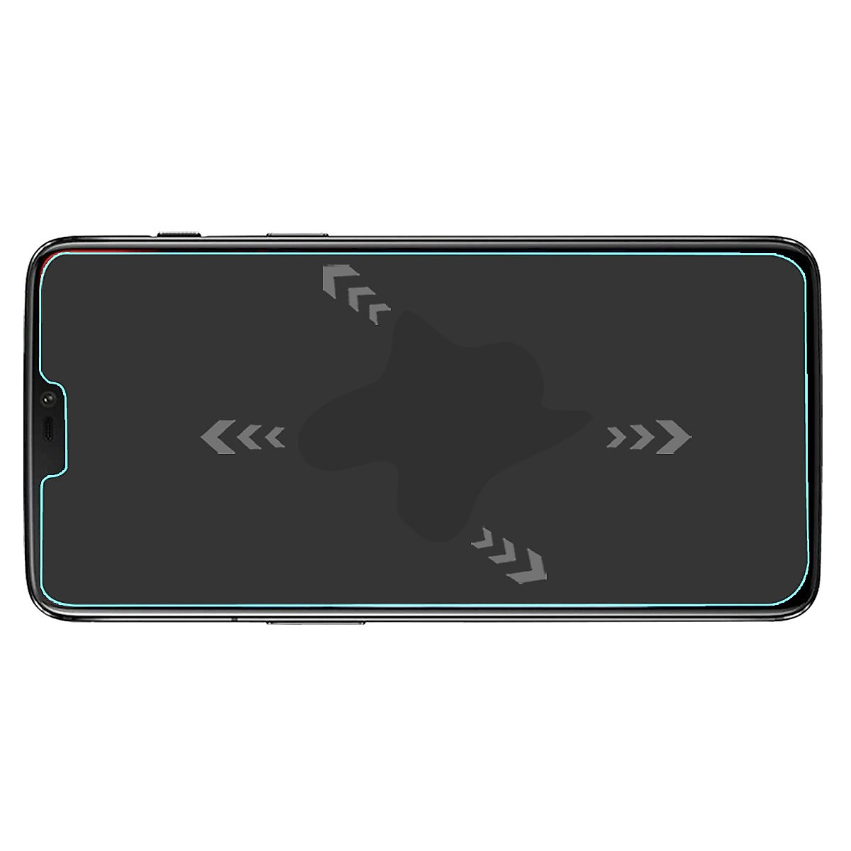 Mr.Shield [3-PACK] Designed For OnePlus 6 / OnePlus Six [Tempered Glass] Screen Protector with Lifetime Replacement