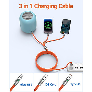 BLAVOR 20000mAh Solar Power Bank 𝗣𝗗𝟭𝟴𝗪 𝐐𝐂𝟑.𝟎 Fast Charging 10W Wireless Charger(Black) Plus 3 in 1 Multi Charging Cable 4FT