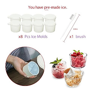 VTVTKK Shave Ice Attachment for Kitchenaid，Shaved Ice Attachment for Kitchenaid Mixer，Ice Shaver,Shave Ice Attachment,Ice Shaver Attachment,Snow Cone Attachment/Maker, Machine/Mixer Not Included