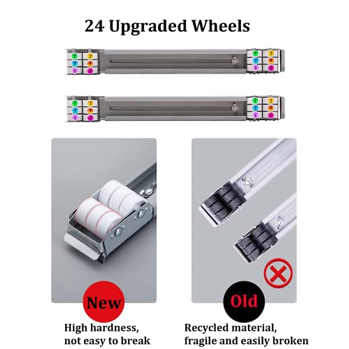 Appliance Roller Expandable Furniture Washing Machine Base with Wheels Heavy Duty Extensible Rollers for Washer and Dryer,Base Mover for Other Heavy Objects