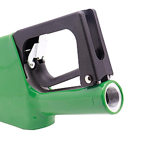 PANCYCW Green 3/4" NPT Automatic Fuel Nozzle Auto Shut Off Nozzle Gas Pump Nozzle Max Flow Rate 16 GPM With 3-Notch Hold Open Clip13/16"Spout Used for Gasoline Oil, Kerosene Biodiesel