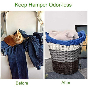 It's Laundry O'clock | XL Laundry Bag | 28" x 40" |Black (Blue)