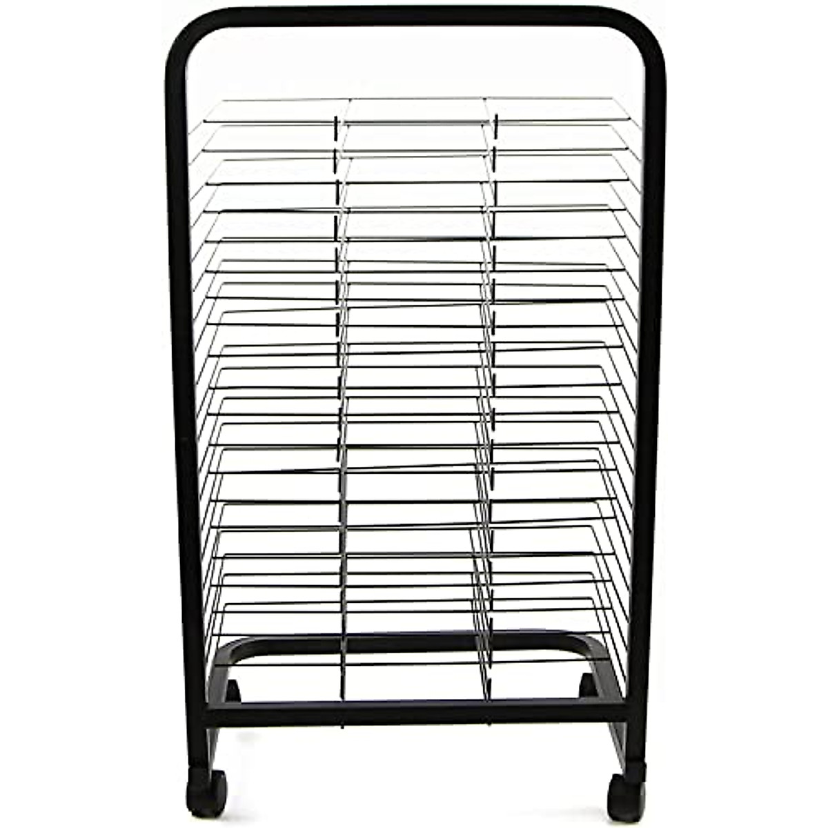 CENAP Art Drying Racks, Art Mobile Drying Racks with Wire Racks, Mobile classrooms, Art Studios, Drying Racks for Educational Products, Drying and Printing Racks (Size : 25-Layer)
