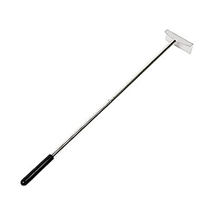 OLIGAI Charcoal Rake for Grill,Ash Rake for Kamado Joe and Other Charcoal Grills,Big Green Egg Accessories,32" Inch Stainless Steel Ash Poker Cleaning Tool,Tool to Push the Charcoal Fire in the Oven