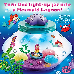 Creativity for Kids Crystal Mermaid Terrarium Kit - STEM Projects for Kids Ages 6-8+, Arts and Crafts for Girls and Boys, Multicolor
