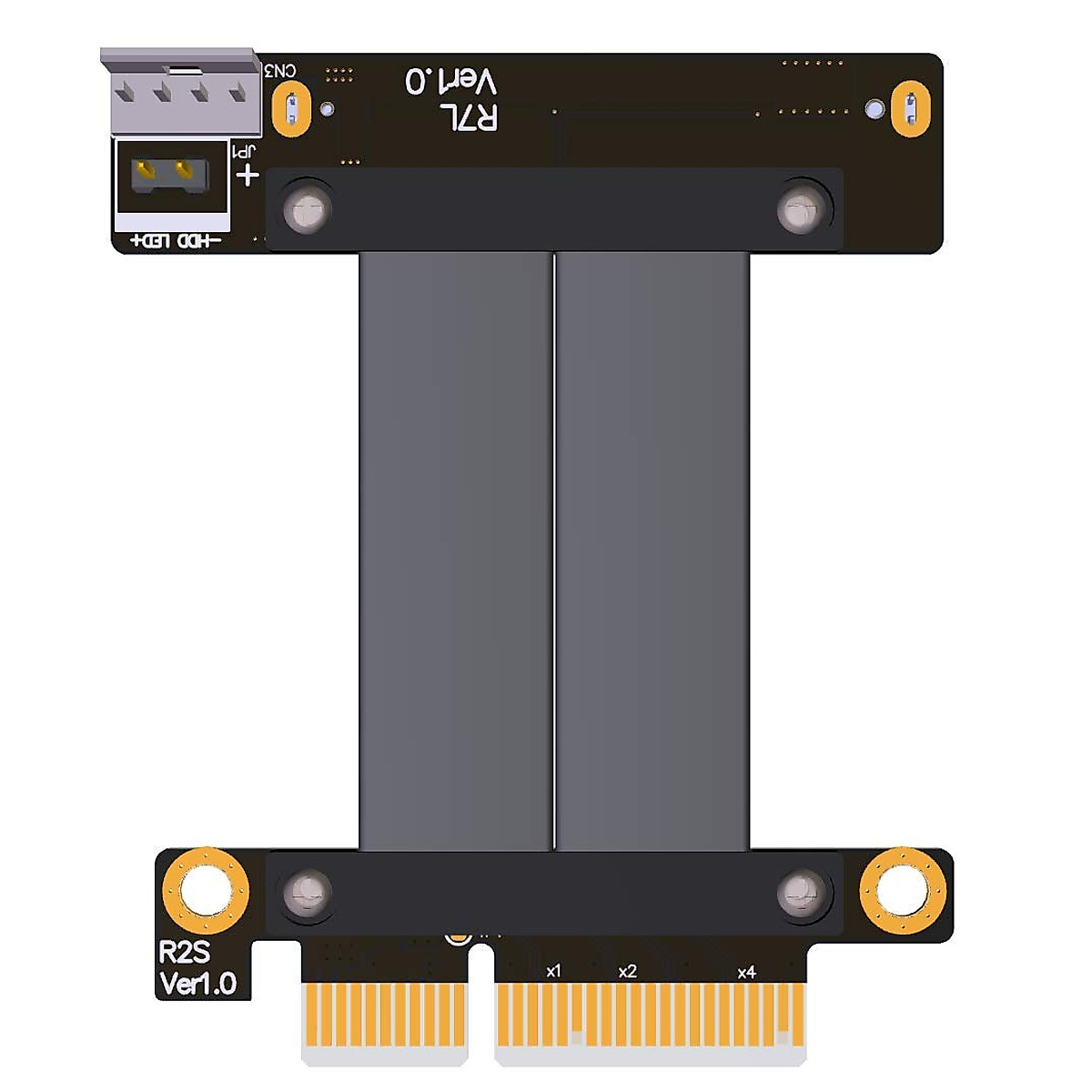 ADT-LINK Riser U.2 Interface U2 to PCI-E 3.0 x4 SFF-8639 NVMe Solid State Transfer Extension Data Gen3.0 Cable 4 PCIe 4X for U.2 NVME SSD