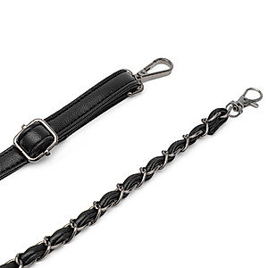 Gothic Shoulder Bag Steampunk Shoulder Messenger Bag Rivet Skull Shoulder Bag Harajuku Shoulder Bag (black)