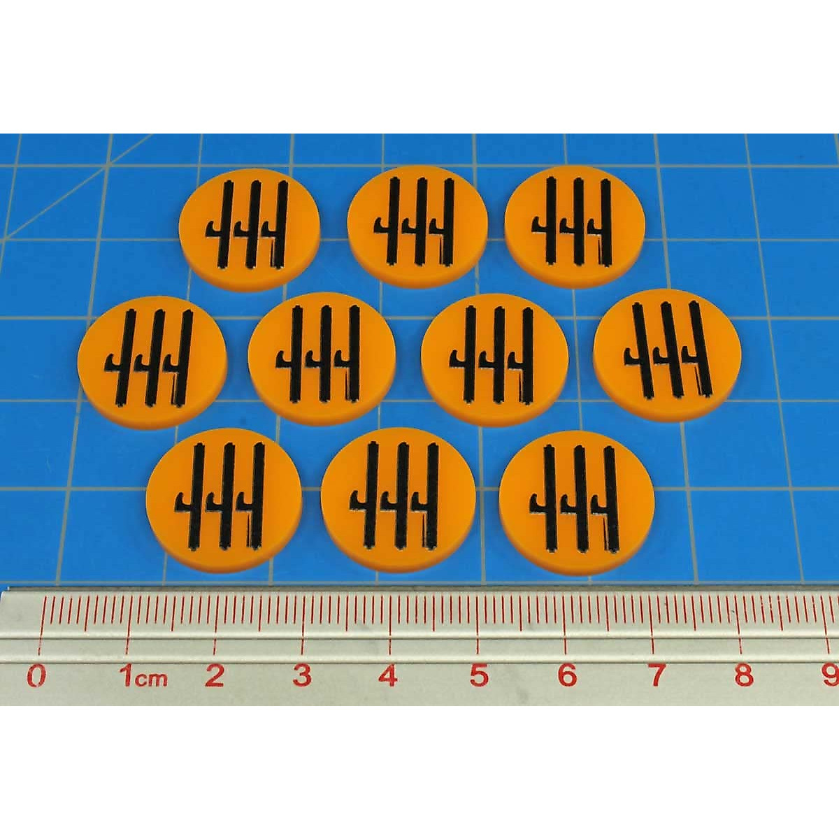 LITKO World War Two Miniature Wargames National Faction Token Game Pieces Compatible with Bolt Action (10) (Italy Regia Aeronautica)