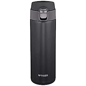 Tiger Thermos Bottle MMJ-A482KJ TIGER Mug Bottle, 16.2 fl oz (480 ml), Sahara One-Touch Lightweight, Black