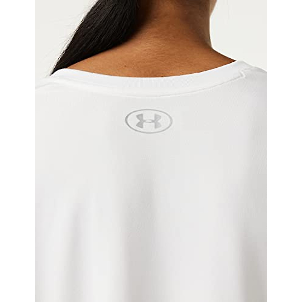 Under Armour Women's UA Tech™ Short Sleeve V-Neck 1X White