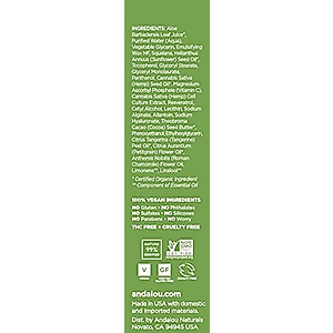 Andalou Naturals CannaCell Facial Serum, 1 Ounce