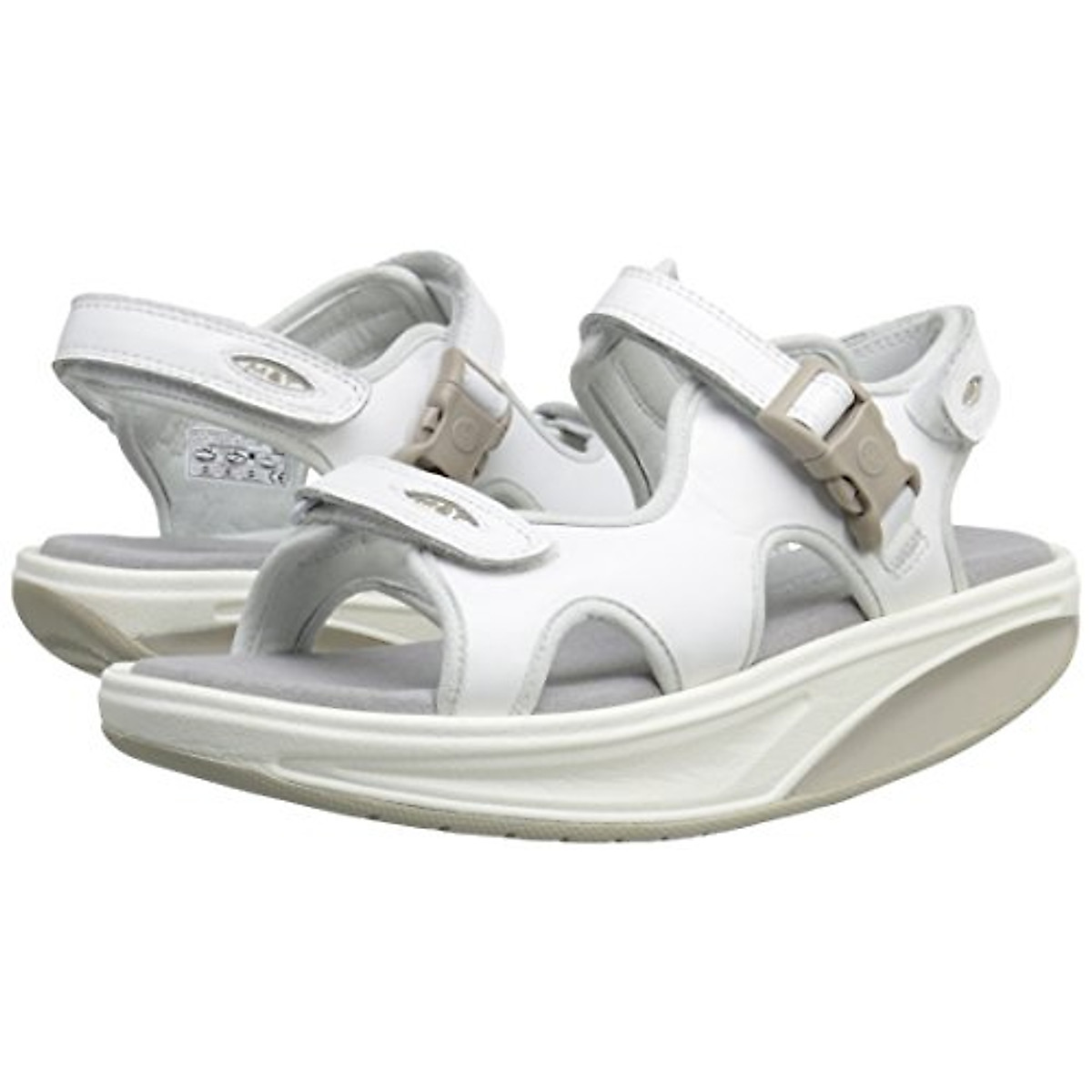 MBT Rocker Bottom Shoes Women’s – Everyday Casual Sandals Kisumu - White