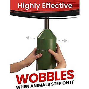 iPrimio 18" Squirrel Baffle - Easy Install Pole Wrap Around Baffle: Protect Hanging Bird Feeders, Squirrel Baffles for Bird Feeders, No Tool Install, Durable Weather Resistant, for Bird Feeder Poles
