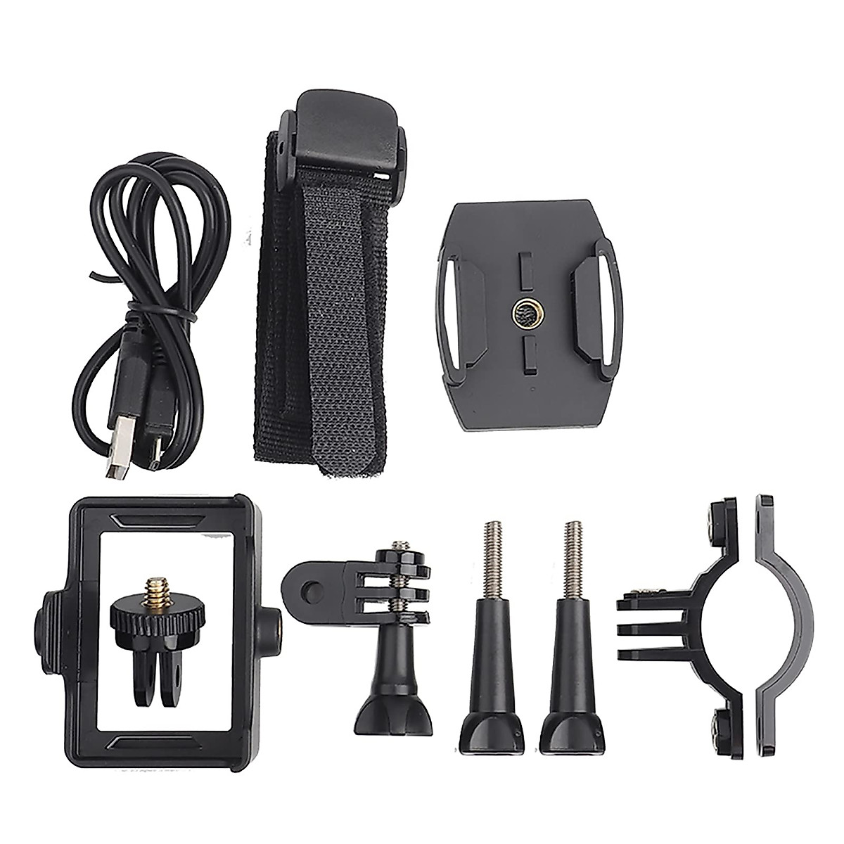 Action Camera 12MP Waterproof 30m Outdoor Sports Video Camera 1080P Full LCD Mini Camcorder with 900mAh Rechargeable Batteries and Mounting Accessories Kits(Black,)