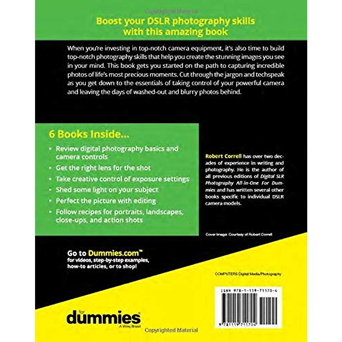 Digital SLR Photography All-in-One For Dummies (For Dummies (Computer/Tech))