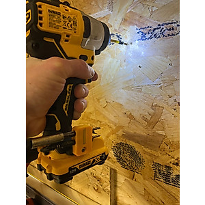 StealthMounts Stubby DeWalt Magnetic Bit Holder - 3 Pack | Drill Bit Organizer | Compact DeWalt Bit Holder for Drill | DeWalt Impact Driver Bit Holder | DeWalt Bit Holder for Impact Driver