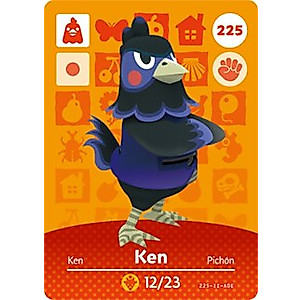 Ken - Nintendo Animal Crossing Happy Home Designer Amiibo Card - 225