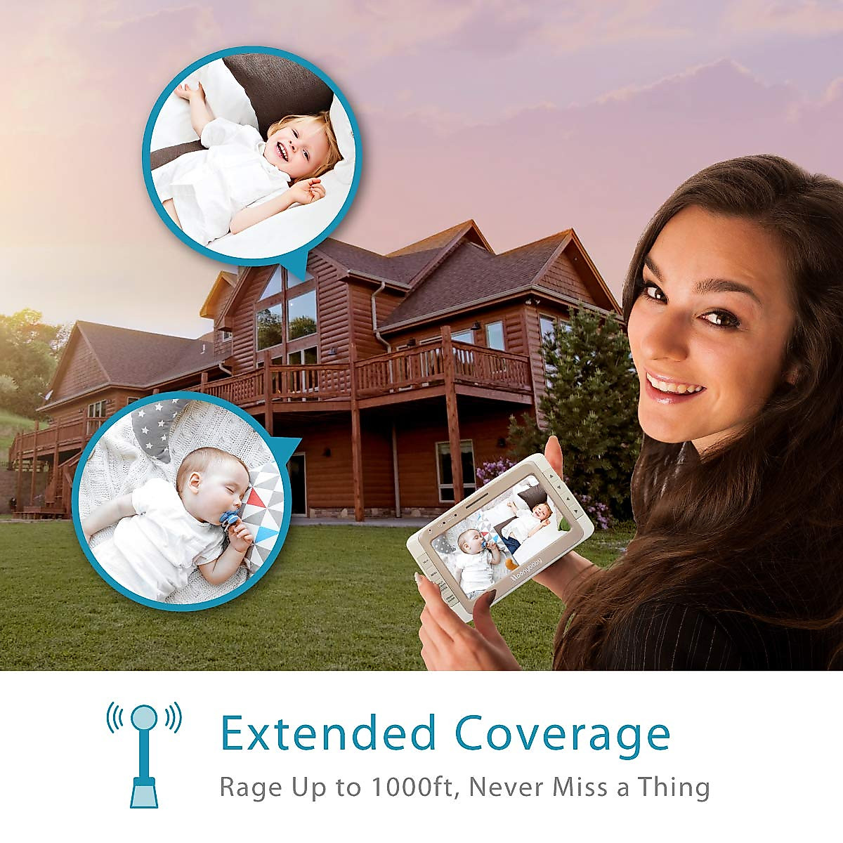 Moonybaby Replacement Monitor, Only for Camera's S/N Number Start with 20