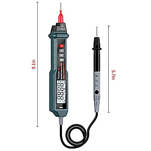 Pen Type Digital Multimeter, Electrical Tester with NCV,AC/DC Voltmeter Ammeter Ohmmeter, Resistance, Live Line Digital Testers with Backlit and Flashlight
