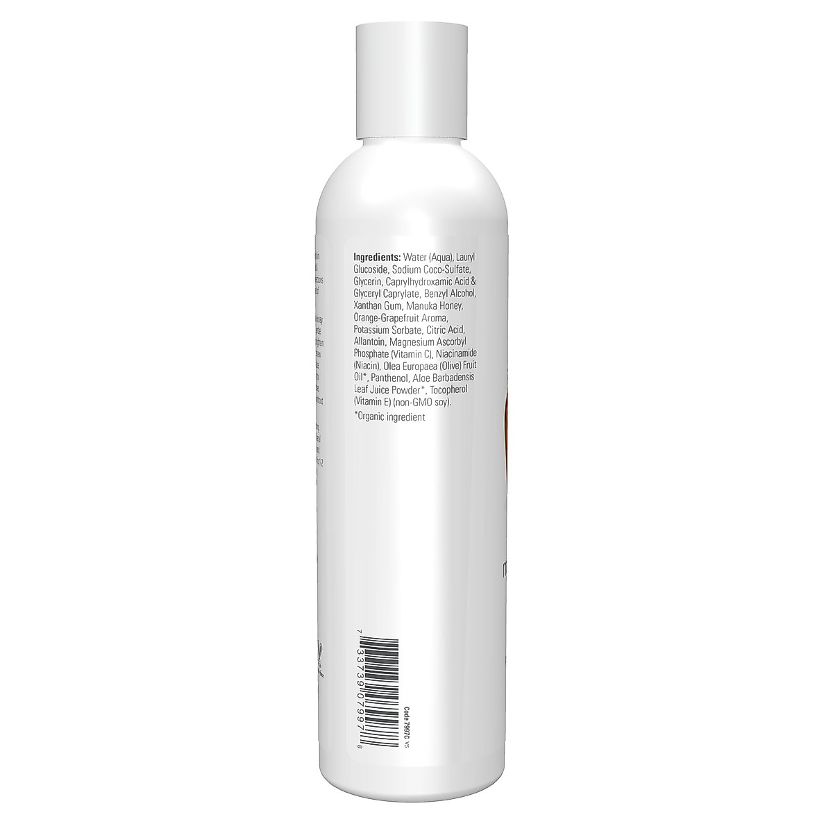 NOW Foods Solutions, Vitamin C and Manuka Honey Gel Cleanser, Brightening System, Promotes Healthy-Looking Skin, 8-Ounce