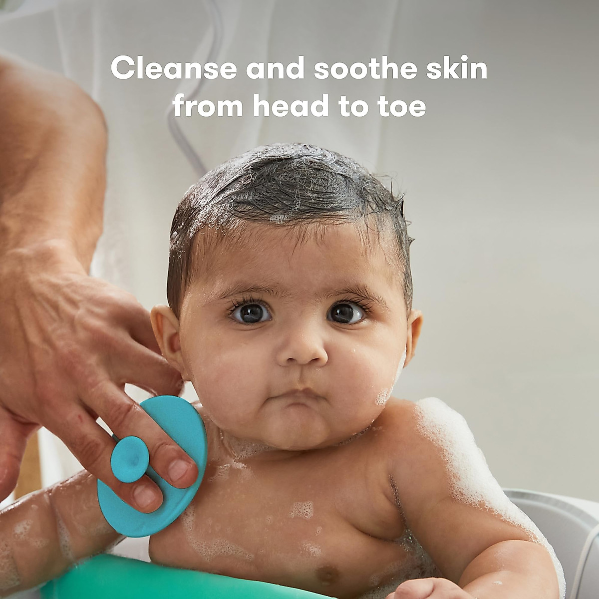 Frida Baby DermaFrida The SkinSoother Baby Bath Brush | Cradle Cap Brush for Babies, Baby Essential for Dry Skin, Cradle Cap Treatment and Eczema | 1 Pack