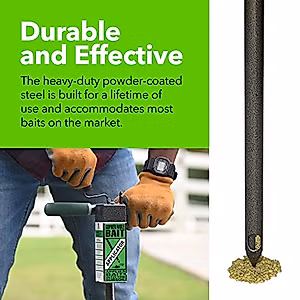 Yard Butler IGBA-1 Gopher Bait / Mole Bait Applicator - Vole Killer, Gopher Killer, & Mole Killer - Apply Poison Bait Pellets into a Pest Tunnel in Your Yard - Pest Control to Kill Moles and Gophers