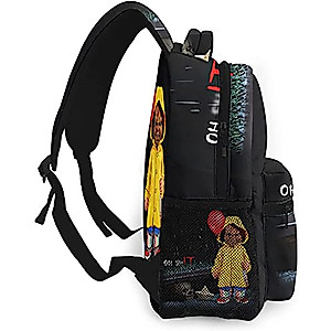 Horror Movie Chu-CKY Backpack Laptop Travel Bag Durable Waterproof for School College Student Knapsack