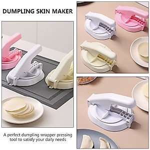 Cabilock Dumpling Maker Press Dumpling Press Mold Plastic Ravioli Mould Plastic Tortilla Press Maker Empanada Press Dough Press Dumpling Wrappers for Cooking Pierogi