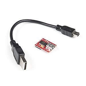 SparkFun FTDI Starter Kit - 5V - What You Need to get Started with FTDI FT232RL USB to Serial IC Compatible with Arduino or General Serial Applications USB Mini-B