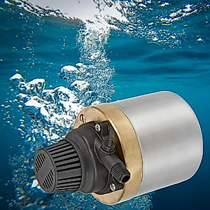 Little Giant S1200PT-20 115 Volt, 920 GPH Oil-less Stainless Steel and Bronze Direct Drive Pump for Fresh or Salt Water Ponds or Fountains, Steel, 517100004