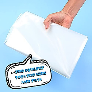 Zonon Noise Making Crinkle Paper Crinkle Material Noise Maker Plastic Film for Baby Dog Cat Toys Pet Supplies (51 x 39 Inch)