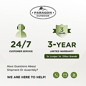 Paragon Outdoor 11' x 16' Palermo Soft Top Pergola, Gray Powder-Coated Aluminum Frame Finish with Sand Canopy, Convertible Top, Reinforced and Rust-Resistant, Perfect for Every Season