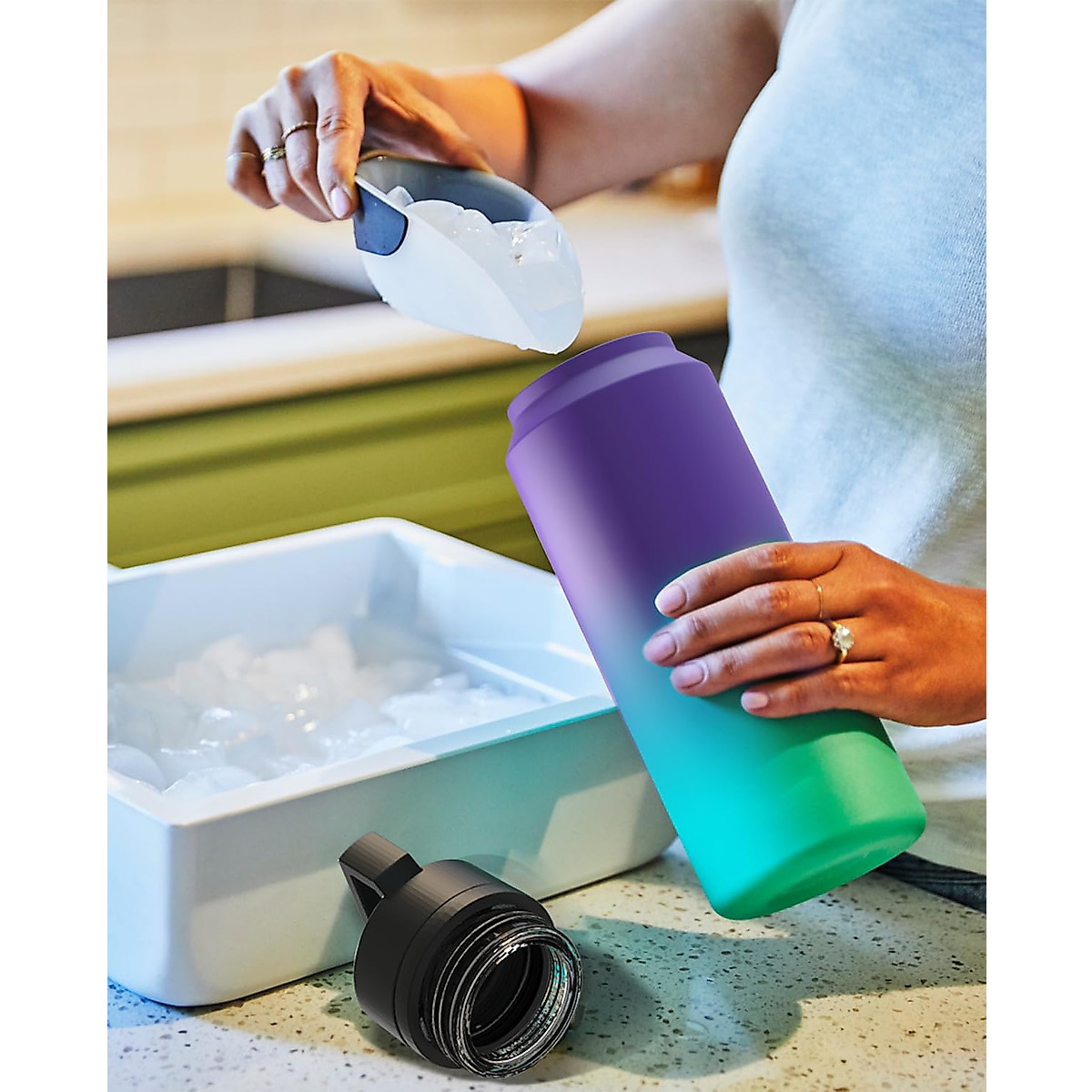 ALIENSX Chug Cap for YETI Rambler Bottle and Other Bottles, Replacement Accessories Cap Lid Fits 18/26 / 36/64 oz Bottles