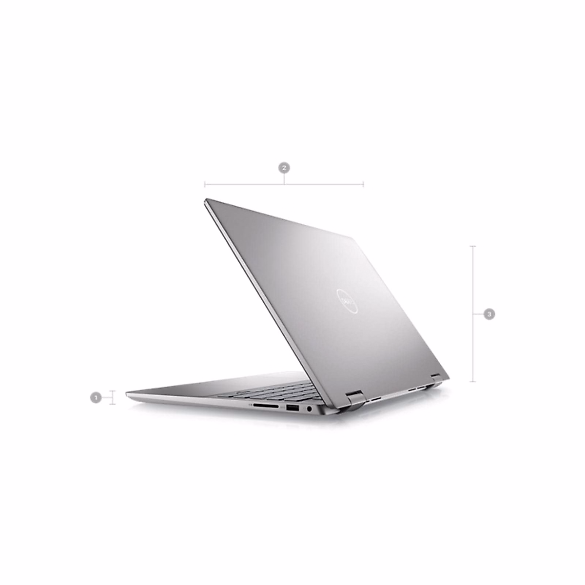 Dell Inspiron 7420 Plus 2-in-1 Laptop (2022) | 14" 1920x1200 FHD+ | Core i5-1235U - 512GB SSD Hard Drive - 8GB RAM | 10 cores @ 4.4 GHz Win 11 Home Silver (Renewed)
