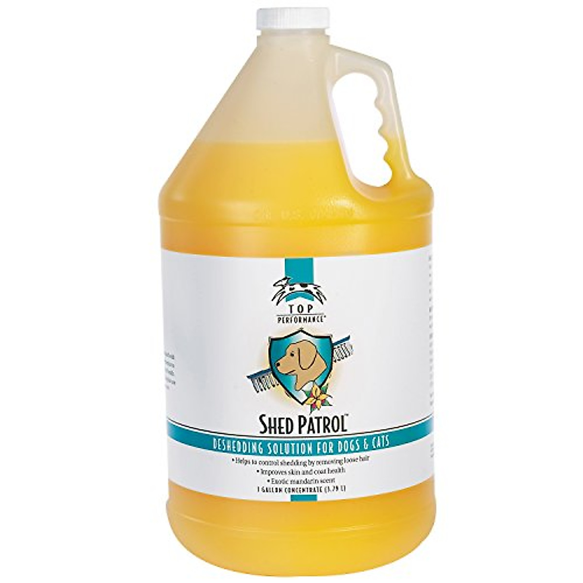 Top Performance Shed Patrol De-Shedding Pet Shampoo, 1-Gallon
