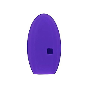SEGADEN Silicone Cover Protector Case Holder Skin Jacket Compatible with INFINITI 4 Button Smart Remote Key Fob CV4508 Deep Purple