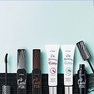 ETUDE Dr. Mascara Fixer For Perfect Lash 01 (Natural Volume Up) NEW 21AD | Long-Lasting Smudge-Proof Mascara Fixer with Care Effect | Eyelash Primer | Korean Makeup