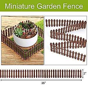 Zealor Miniature Ornaments Kit Fairy Garden Accessories Set Terrarium Kit Miniature Houses and Figurines Garden Decor