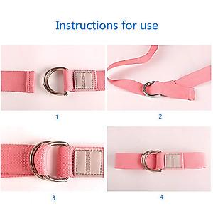 MEISONG Yoga Blocks 2 Pack Set - (Yoga Block with 1 Yoga Strap) High Density Soft EVA Foam Block for Yoga, General Fitness, Pilates, Stretching and Toning Workouts