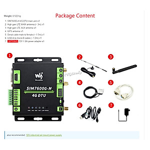 Industrial Grade SIM7600G-H 4G DTU USB UART/RS232/RS485 Multi Interfaces Communication, LTE Global Band Support @XYGStudy