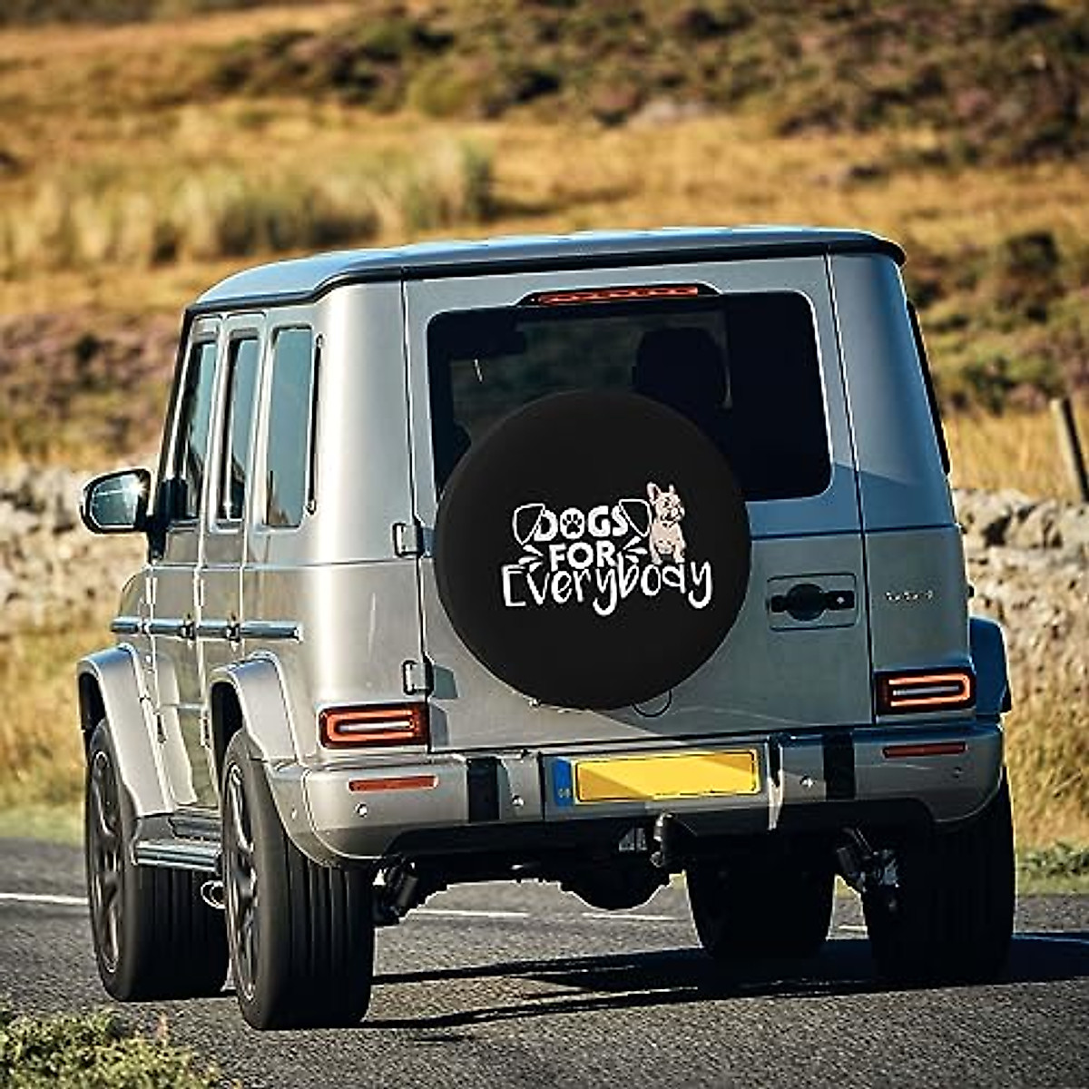 Dogs for Everybody,Funny Tire Cover Universal Fit Spare Tire Protector for Truck, SUV, Trailer, Camper, Rv