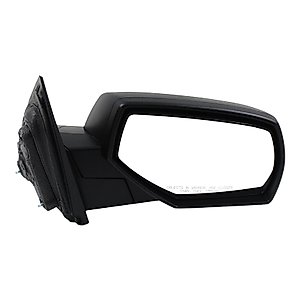 Kool Vue Passenger Side Non-Electric Mirror for Chevrolet Silverado 1500 GMC Sierra 1500 2014-2018 Manual Fold Without Signal Light, Blind Spot, Memory & Puddle Lamp Textured